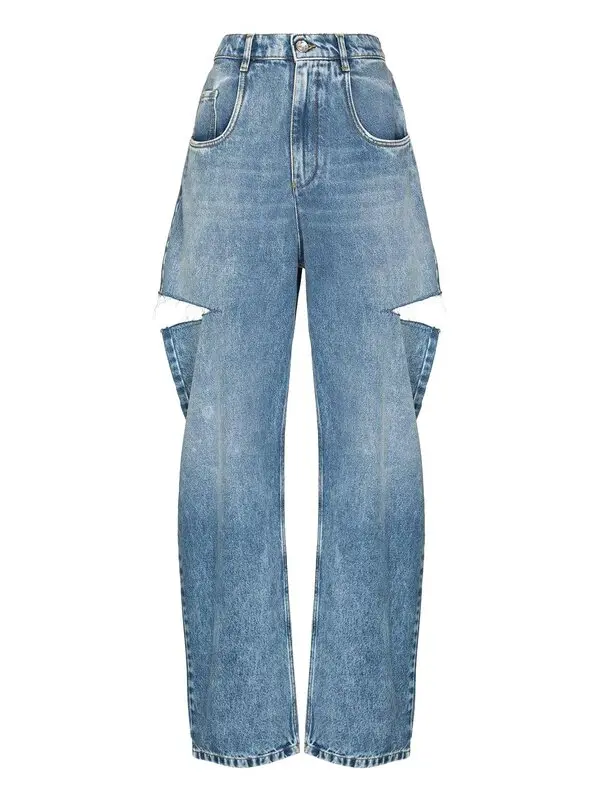 MAISON MARGIELA Denim Cotton Jeans - Multicolor