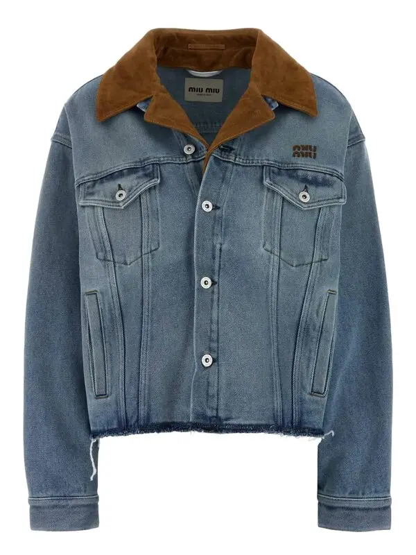Miu Miu Denim Jacket - Blue