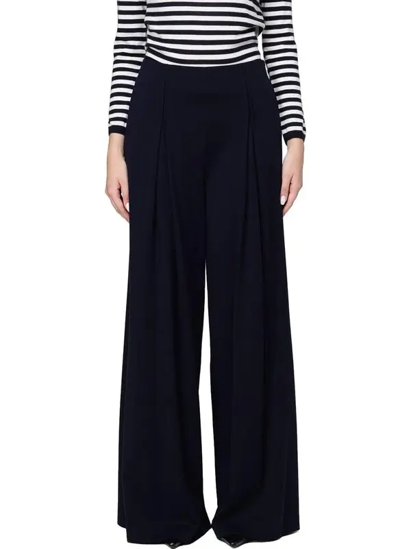 Max Mara Wool Trousers - Blue