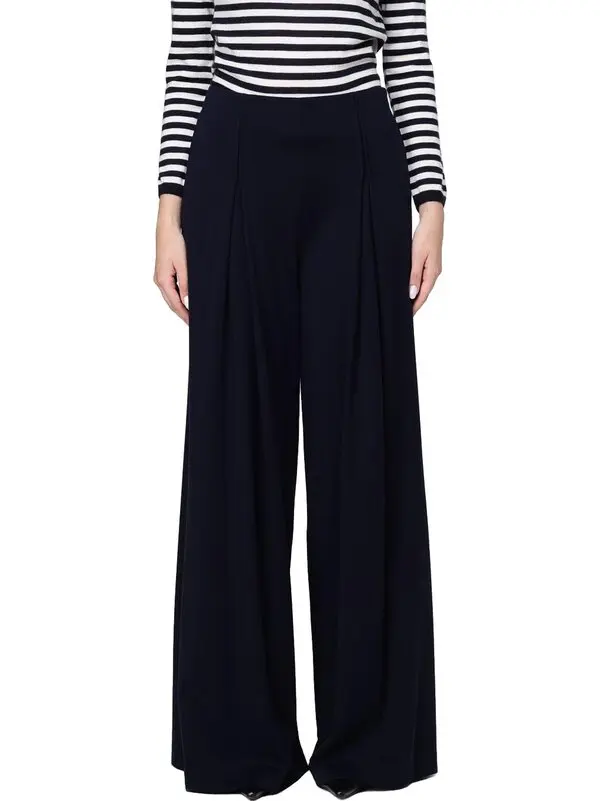 Max Mara Wool Trousers - Blue