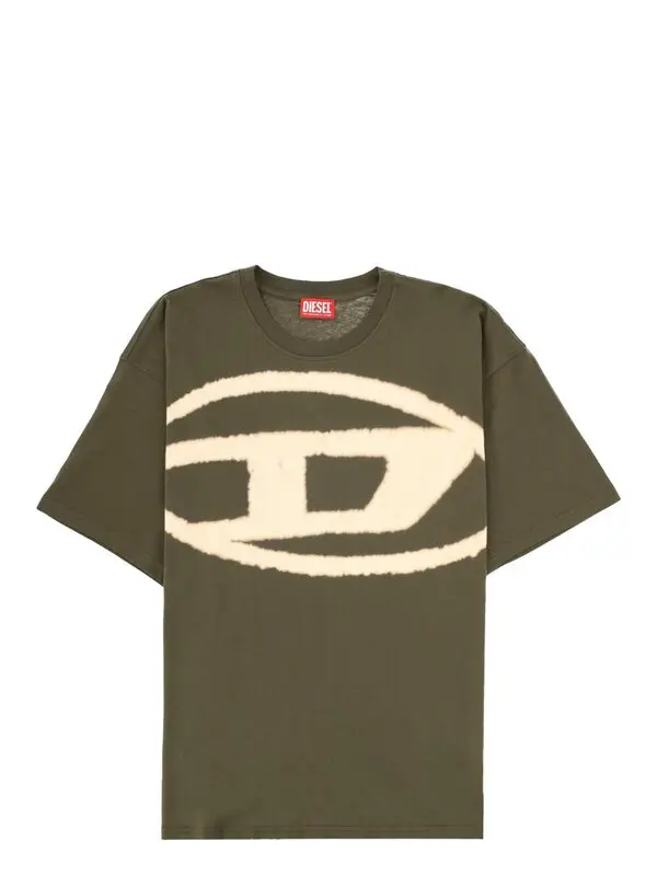 DIESEL® T-shirt T-boxt-bleach - Green