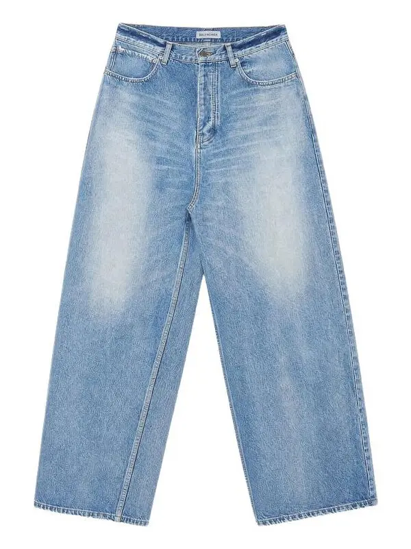 Balenciaga Wide-leg Trousers - Blue