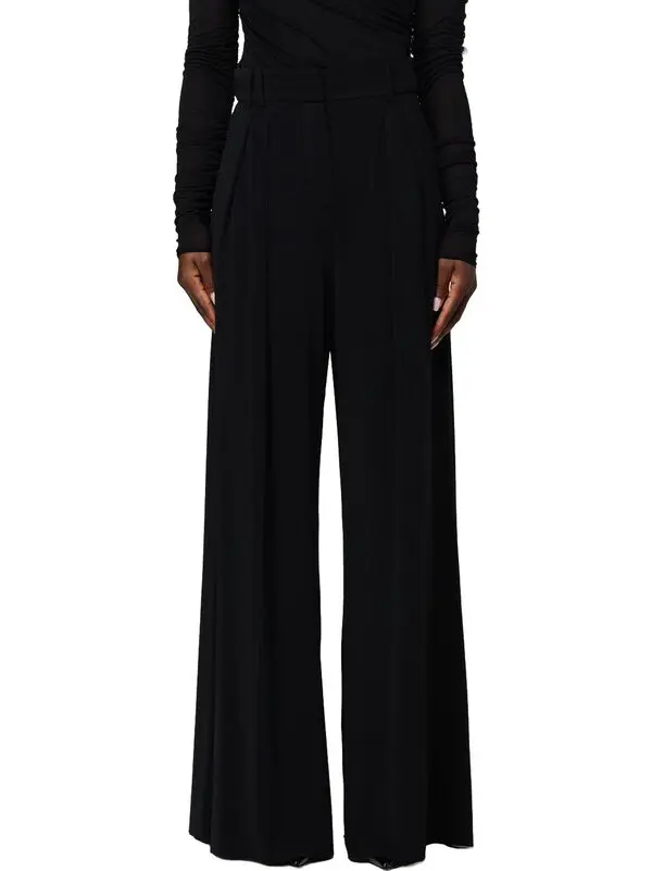Max Mara Wide Leg Pants - Black