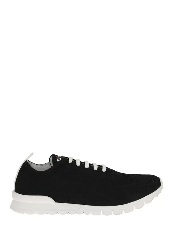 Kiton Fabric Sneakers - Black