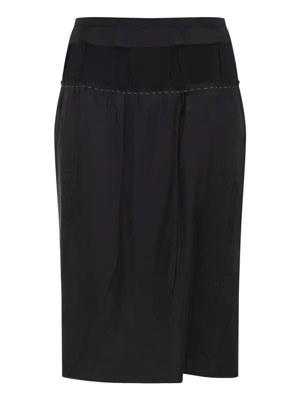 MAISON MARGIELA Acetate Midi Skirt - Black