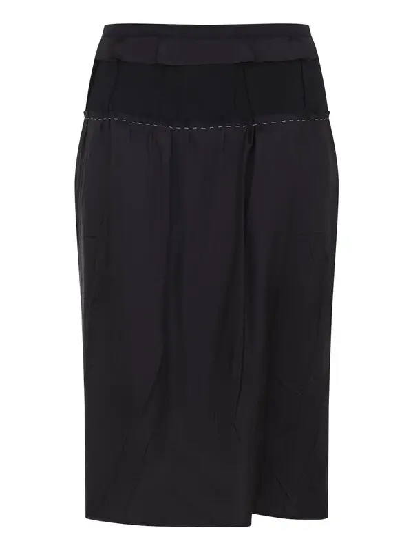 MAISON MARGIELA Acetate Midi Skirt - Black