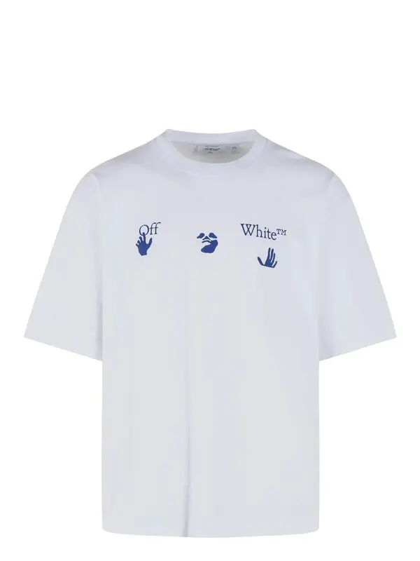 Off-White Bacco Arrow' Cotton T-shirt - White