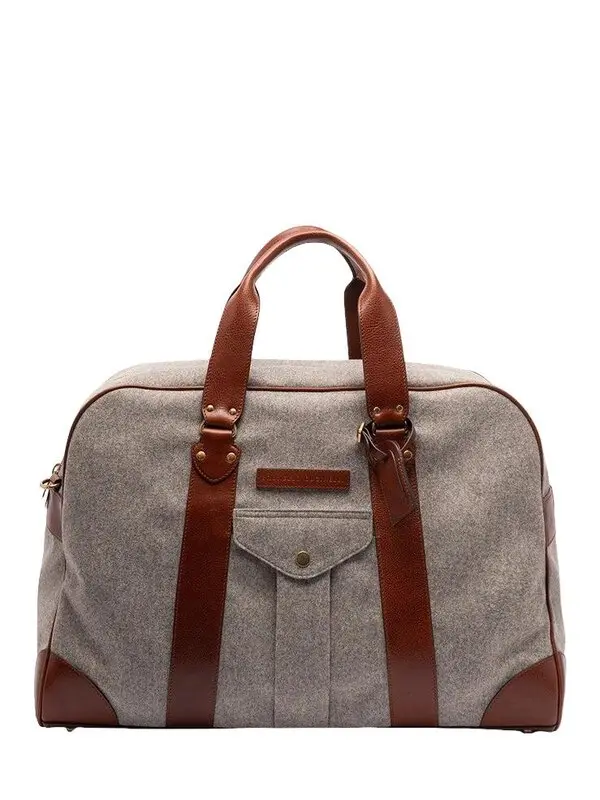 Brunello Cucinelli Wool Luggage Bag - Multicolor