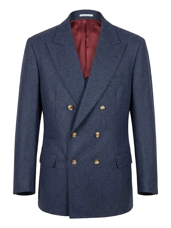 Brunello Cucinelli Double-breated Blazer - Multicolor