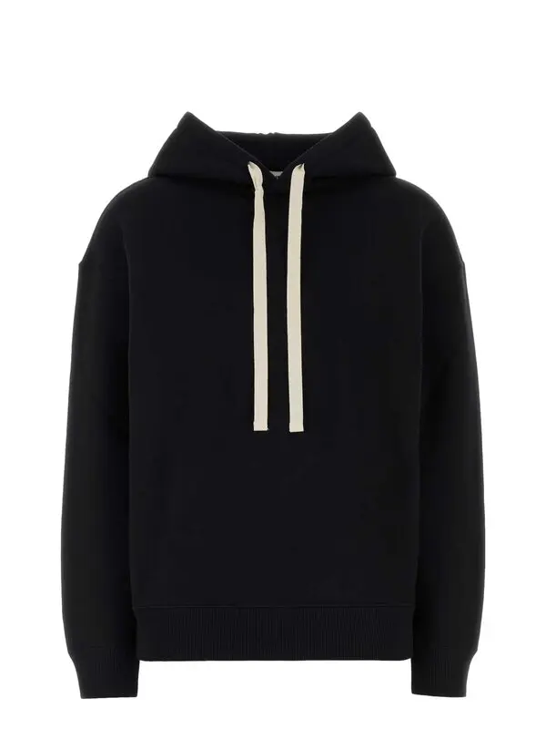 JIL SANDER Cotton Sweatshirt - Black