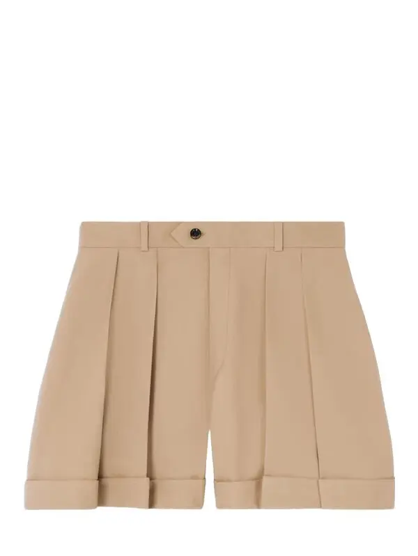 Celine Wool Shorts - Multicolor