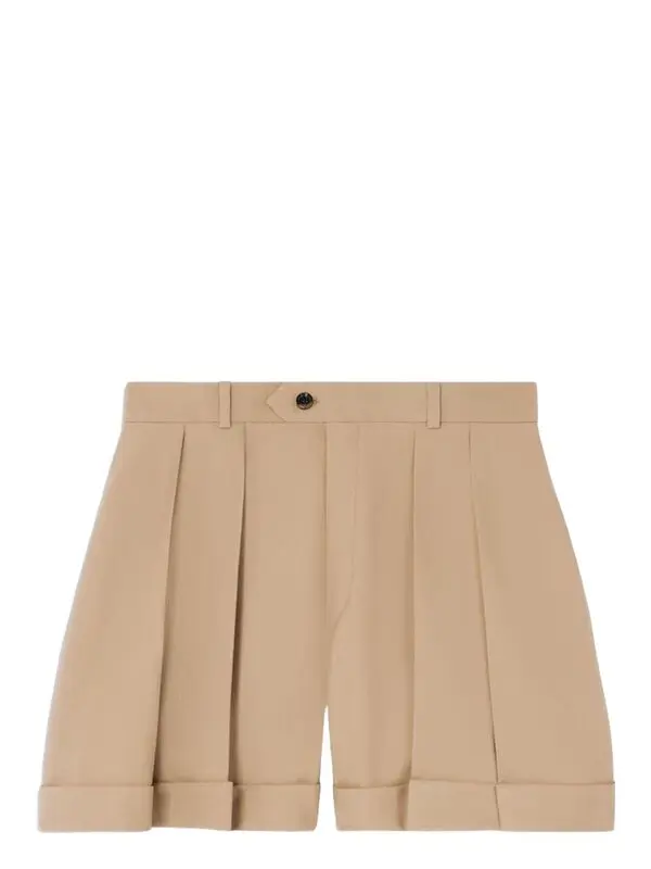 Celine Wool Shorts - Multicolor