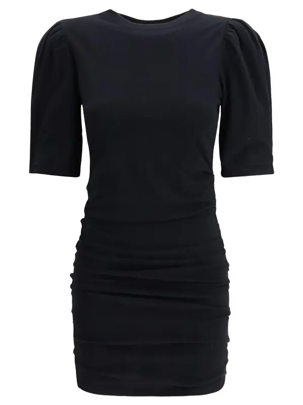Isabel Marant Étoile Stretch Cotton Mini Dress - Black