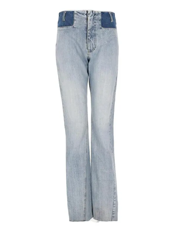 MAISON MARGIELA Patchwork Denim Pants - Blue