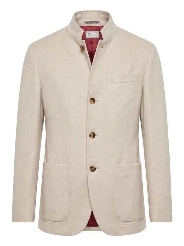 Brunello Cucinelli Lightweight Cashmere Outerwear Blazer - Multicolor