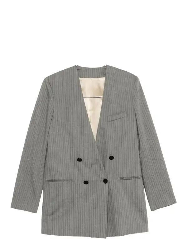 Alberta Ferretti Wool Blend Blazer Jacket - Multicolor