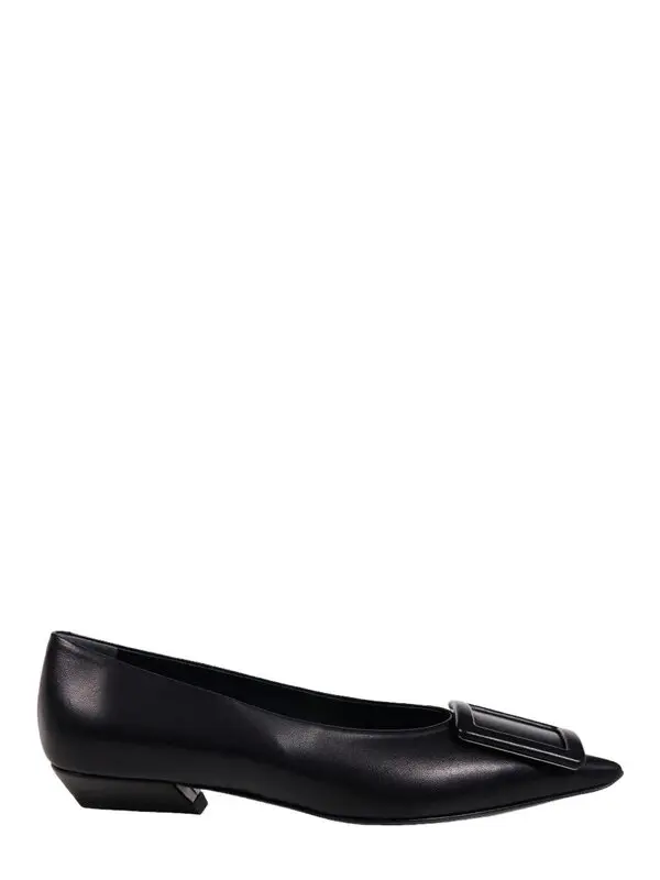 ROGER VIVIER Pointy Covered Leather Ballerinas - Multicolor