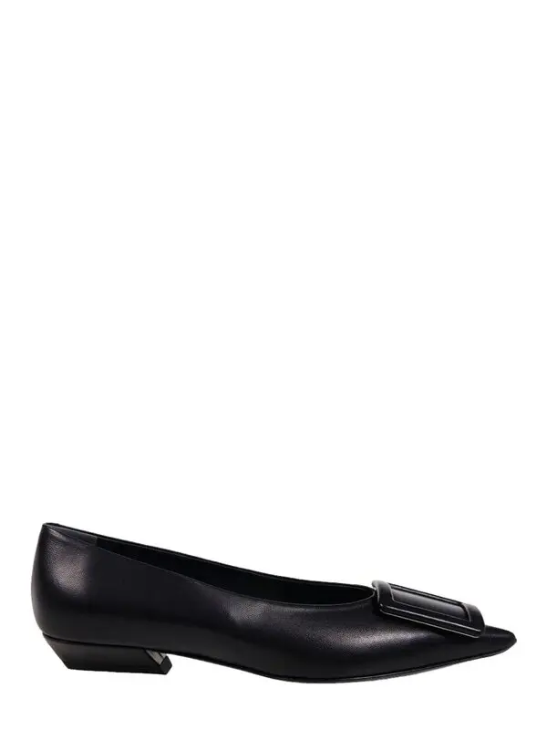 ROGER VIVIER Pointy Covered Leather Ballerinas - Multicolor
