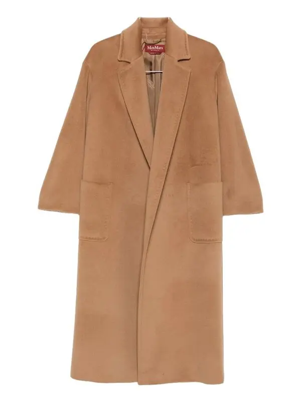 Max Mara Wool Wrap Coat - Multicolor