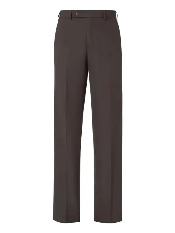 Fendi Wool Crepe Pants - Multicolor