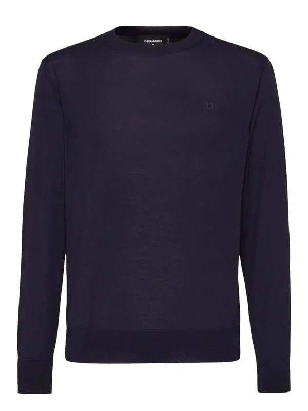 Dsquared2 Wool Crew-neck Sweater - Multicolor