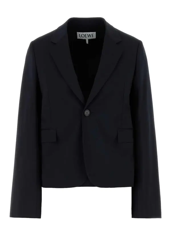 Loewe Midnight Wool Blazer - Blue
