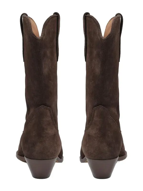 Isabel Marant Étoile Stivale Duerto Suede Boots - Brown