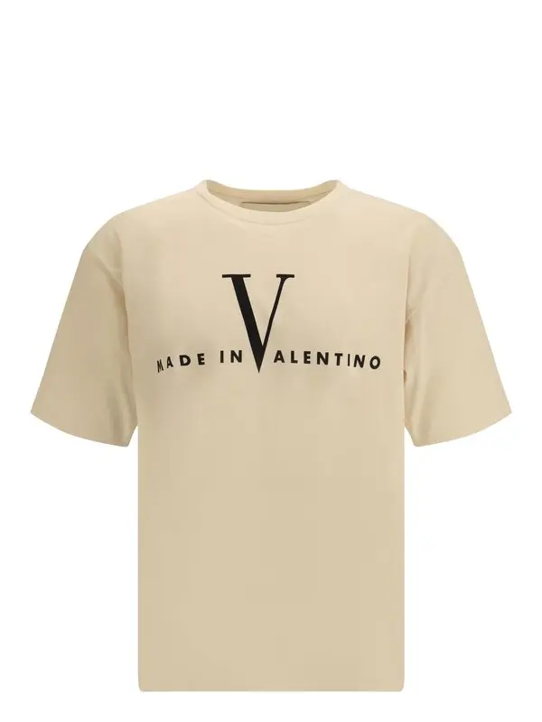 Valentino Garavani T-shirt With A “made In ” Print - Multicolor