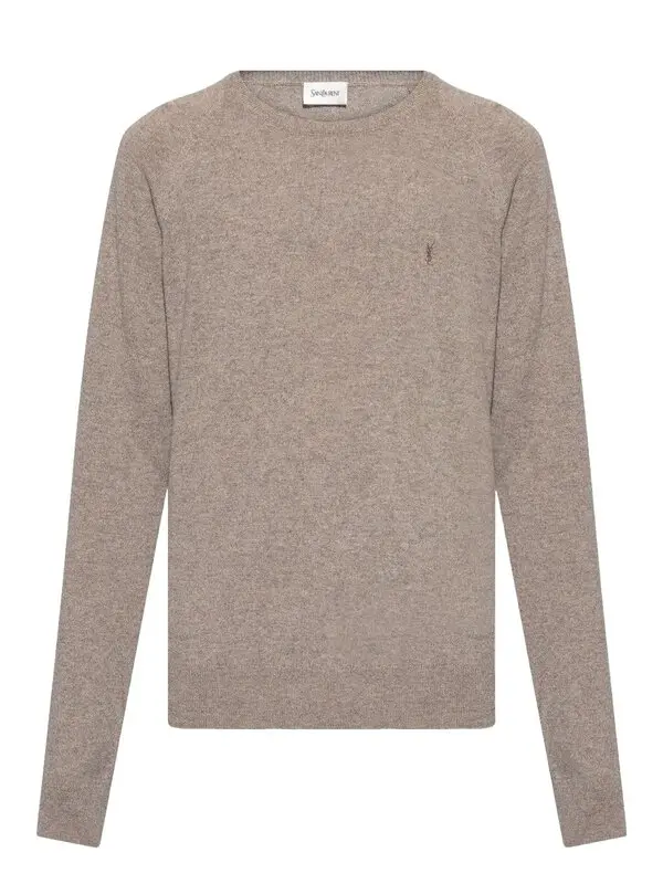 Saint Laurent Cashmere Crew-neck Sweater - Multicolor