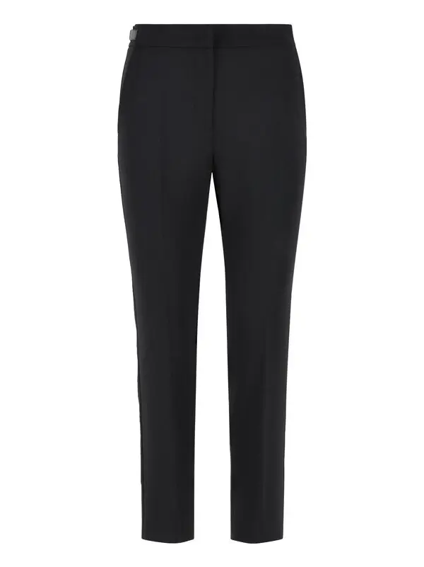 Max Mara Virgin Wool Pants - Black