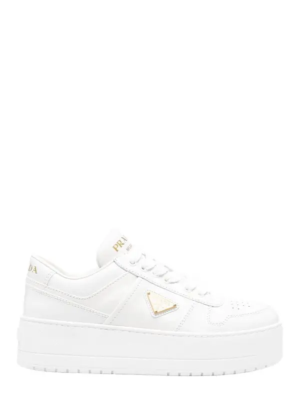 Prada Leather Sneakers - Multicolor
