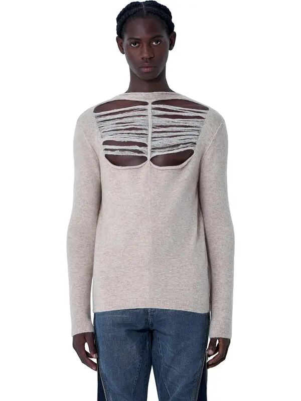Rick Owens Wool-blend Knit Top - Multicolor