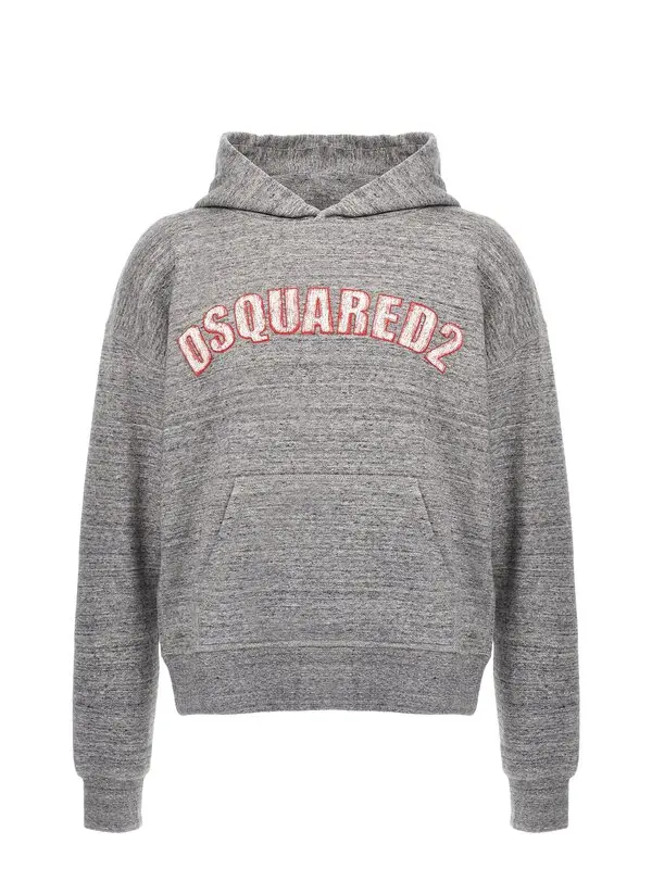 Dsquared2 Cotton Hoodie - Gray