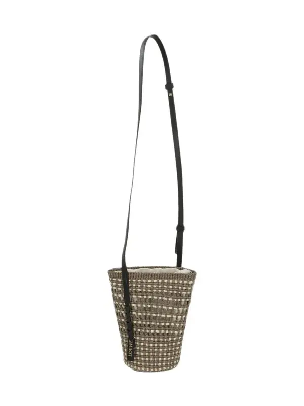 Loewe Braid Raffia Bucket Bag - Multicolor