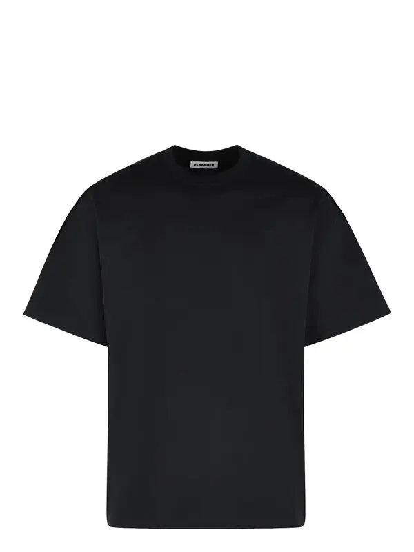 JIL SANDER Cotton T-shirt - Black