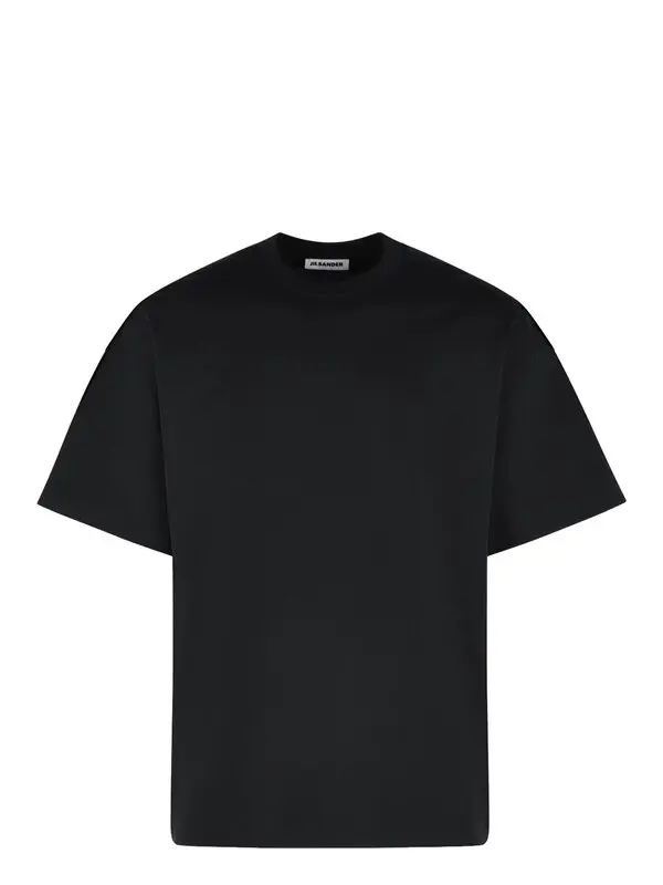 JIL SANDER Cotton T-shirt - Black