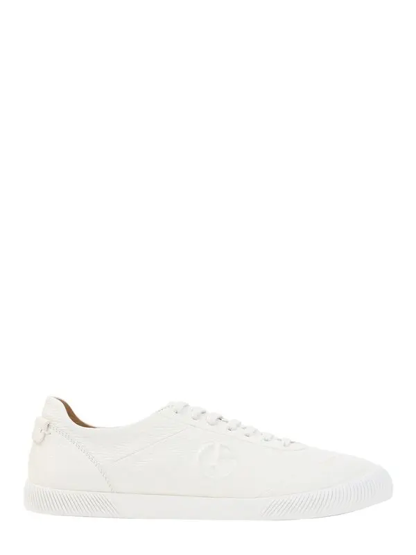 Giorgio Armani Leather Sneakers - White