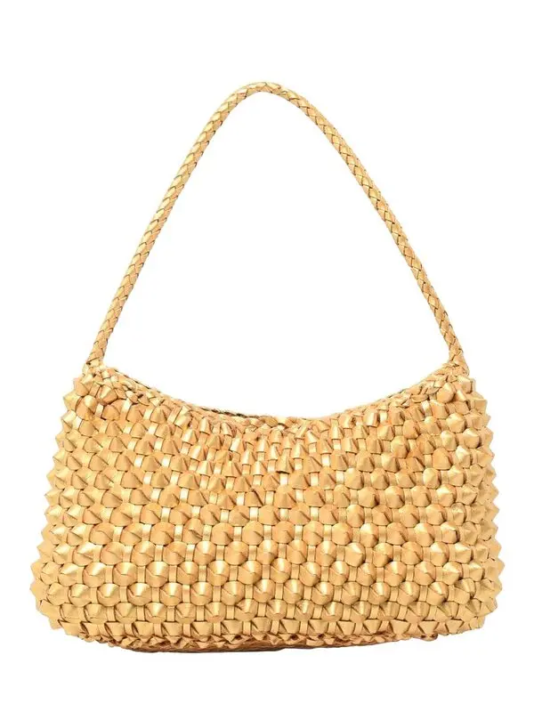 Dragon Diffusion Woven Leather Bag - Gold