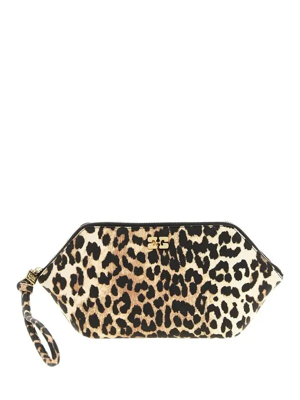 GANNI Bou Make Up' Beauty Case - Brown