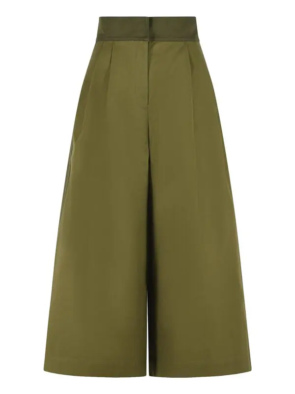 Zimmermann Cotton Culotte Pants - Green