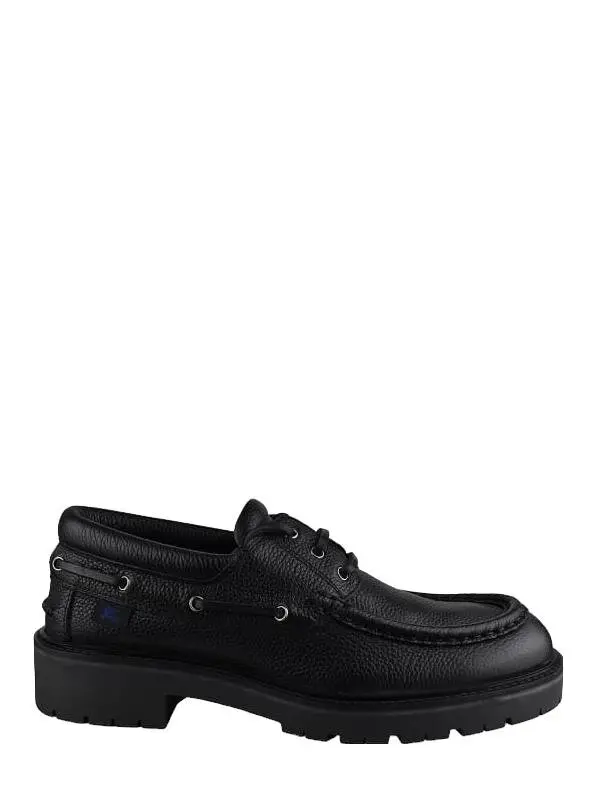 Burberry Raft Boat Shoes - Black