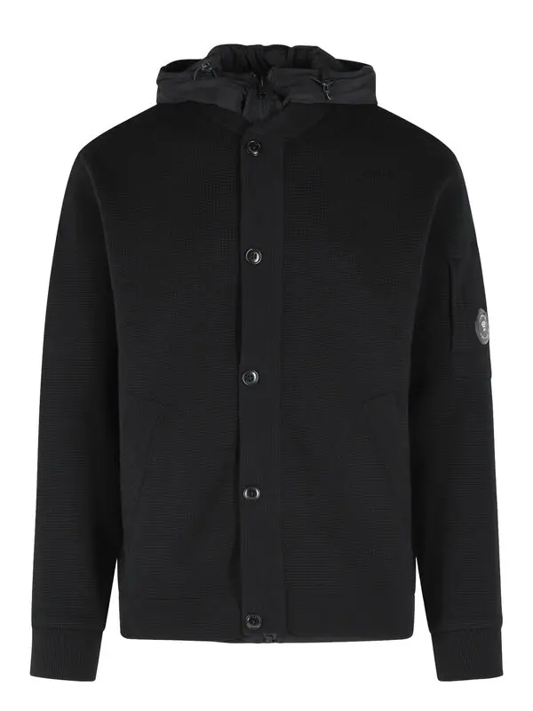 C.P. COMPANY Reversible Wool Jacket - Black