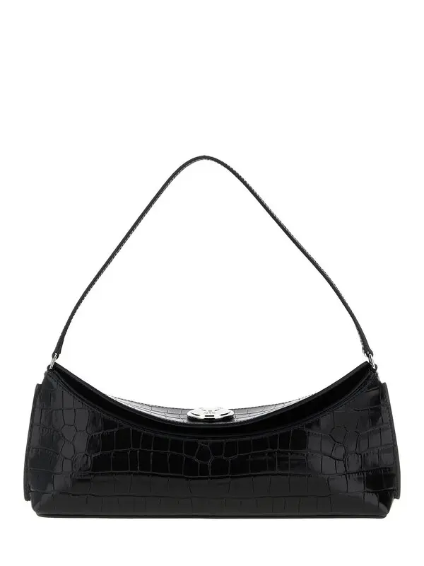 Jacquemus La Pochette Ovalo Shoulder Bag - Black