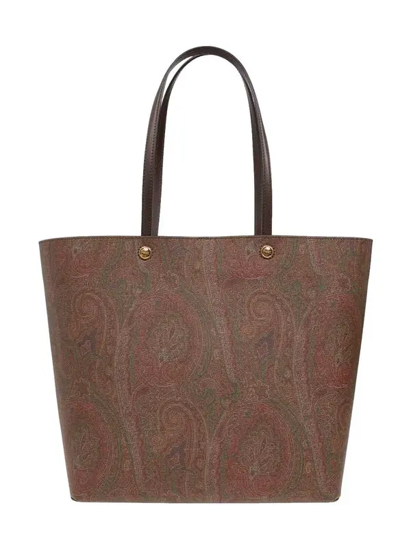 Etro Paisley Print Tote Bag - Brown