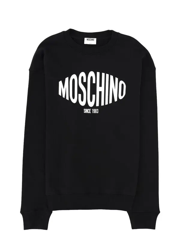 Moschino Sweatshirt With Logo - Black