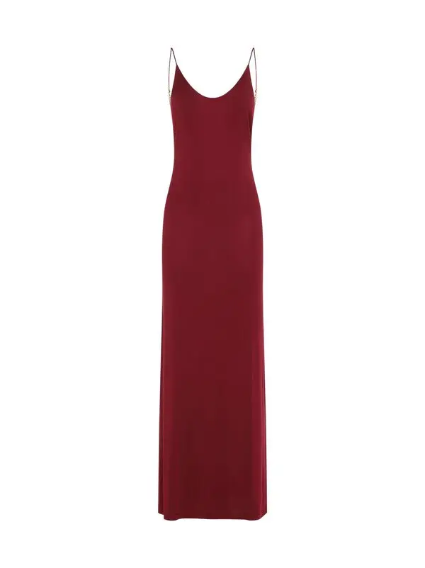 Saint Laurent Saint Lauren Long Dress - Red