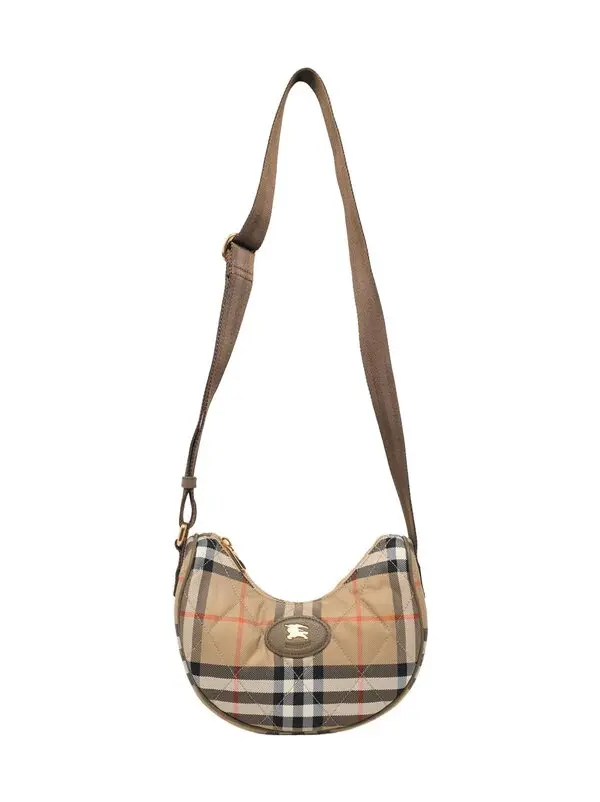 Burberry Horseshoe Crossbody Bag - Cream