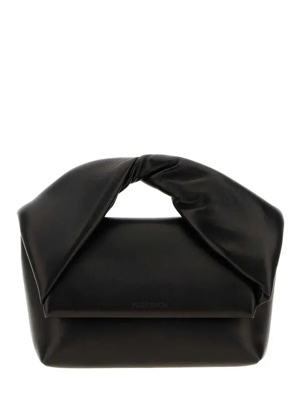 JW Anderson Leather Mini Twister Handbag - Black