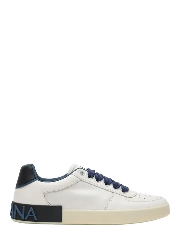 Dolce & Gabbana Portofino Sneakers /denim Blue - White