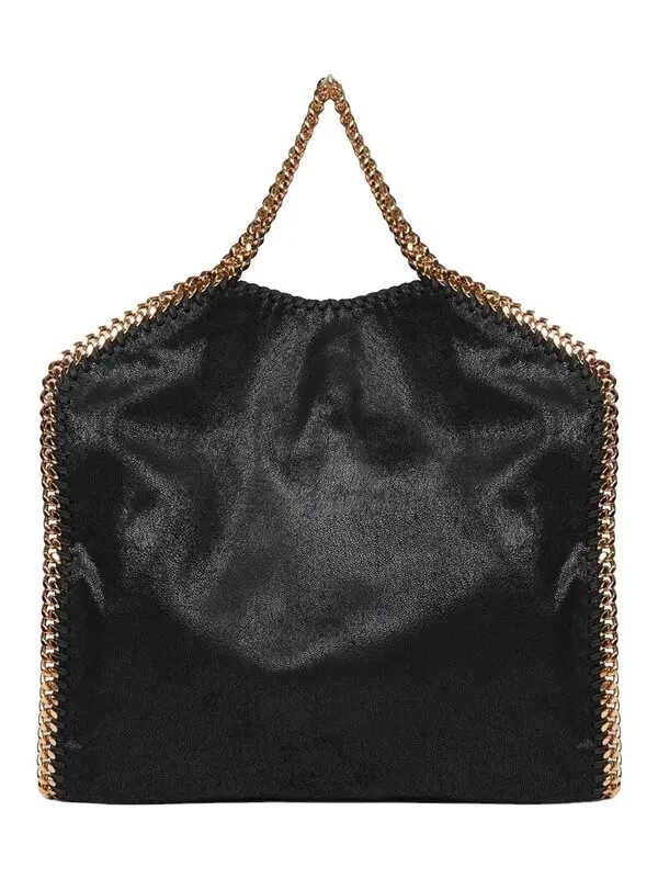 Stella McCartney Falabella Fold Over Tote Bag - Black
